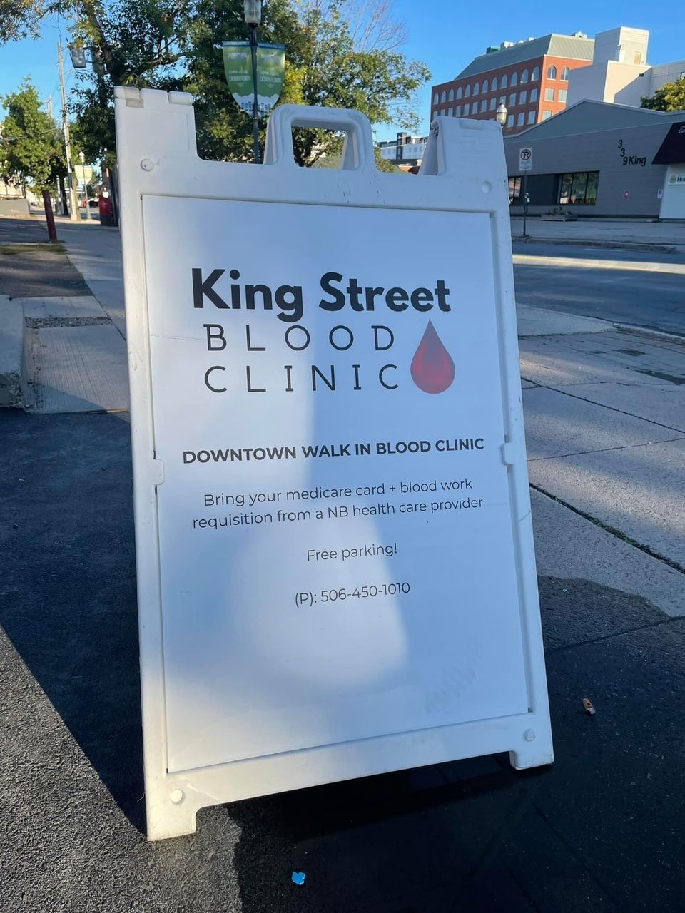 Walk-In Blood Clinic in Downtown Fredericton - King St. Blood Clinic